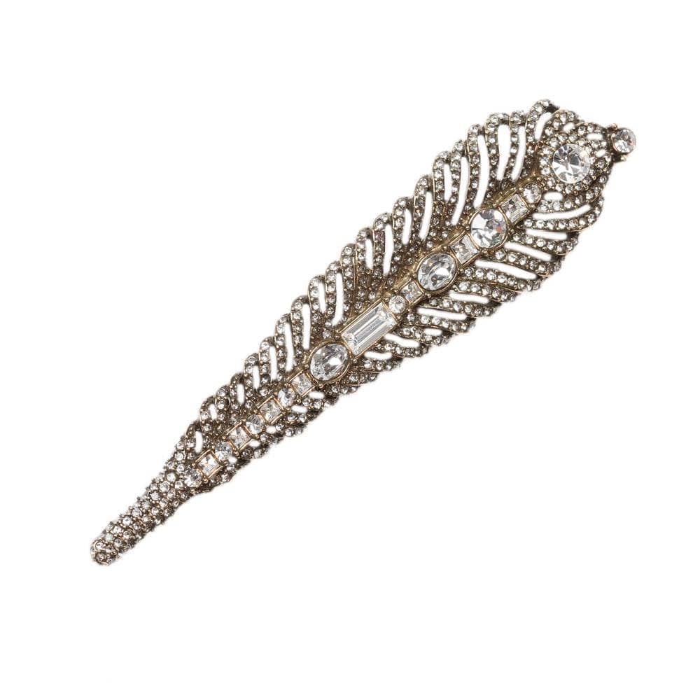 HEIDI DAUS®"Quite The Quill" Feather Quill Pin/Brooch