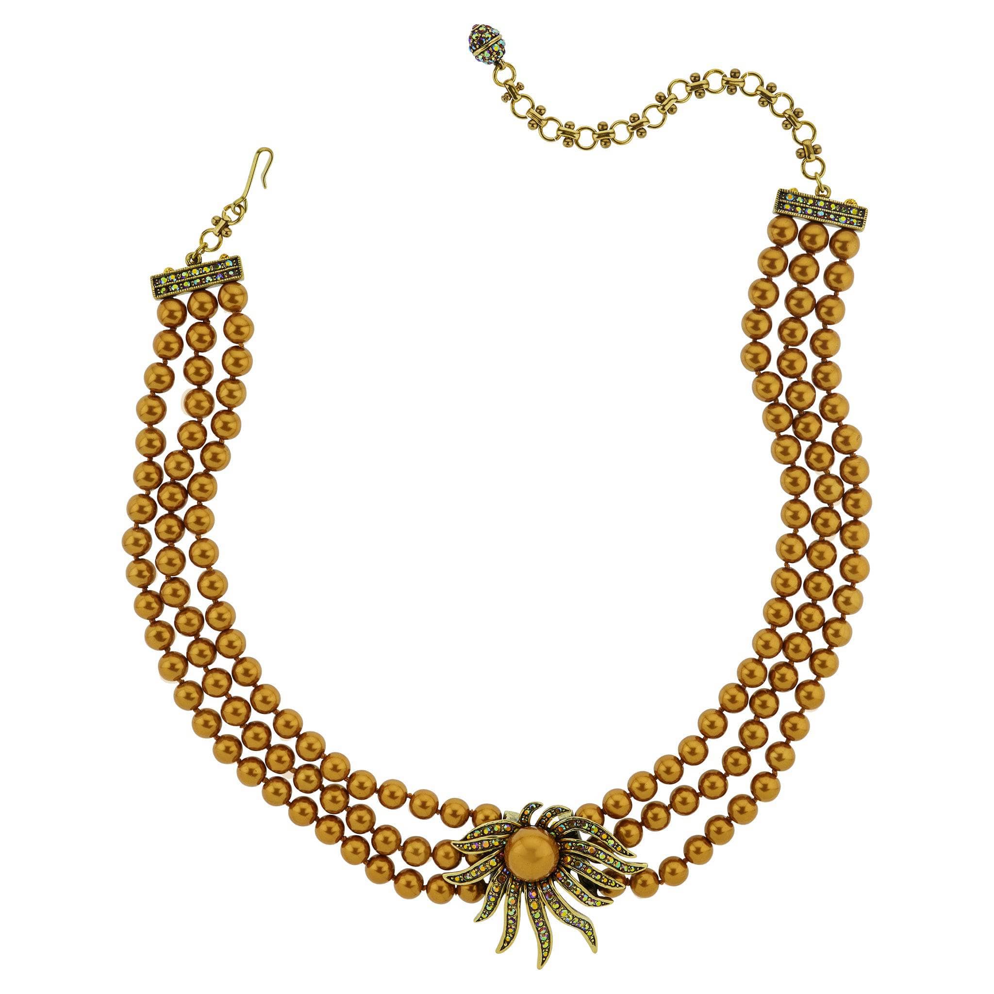 HEIDI DAUS®"Sublime Star" Beaded Crystal Star Necklace